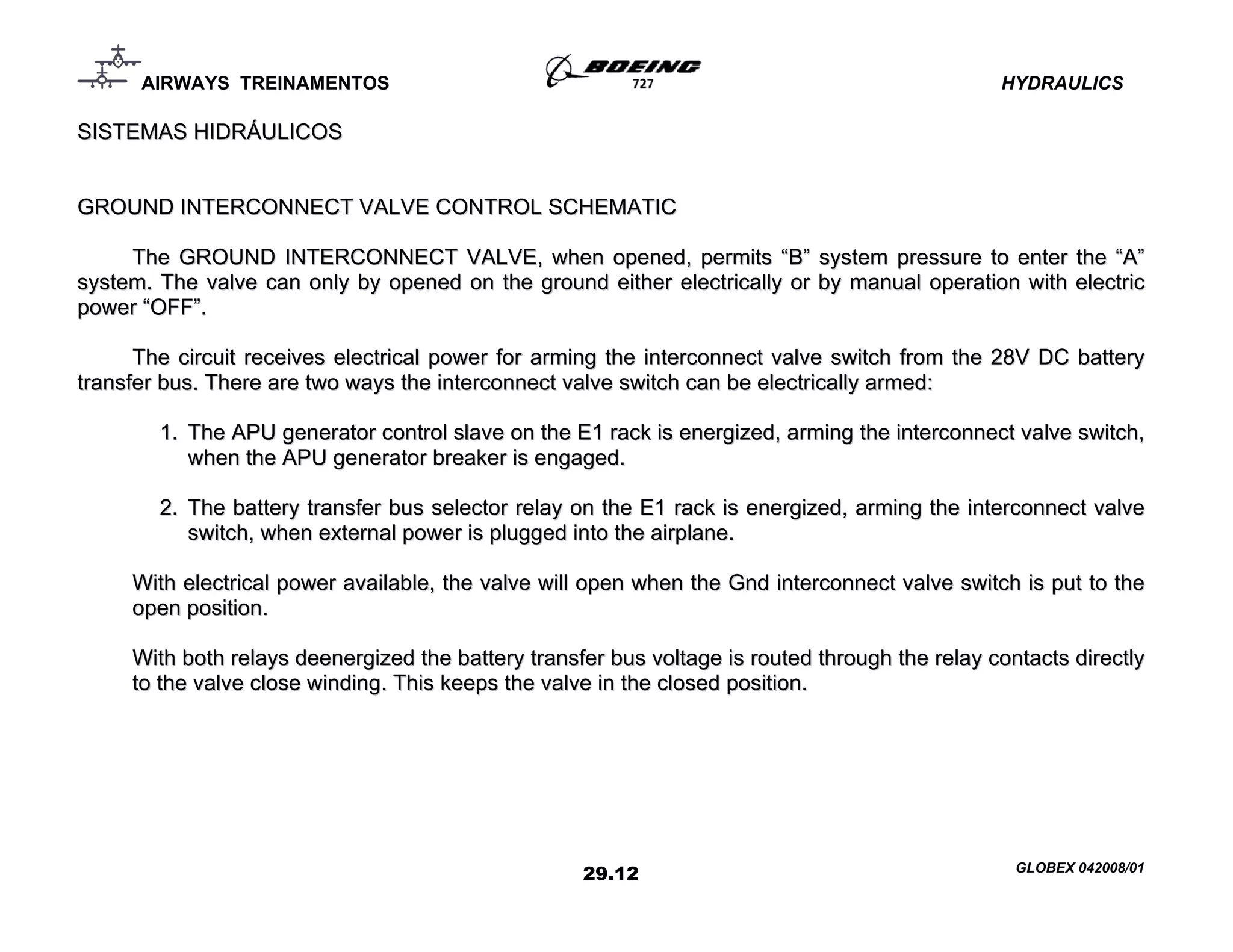 01. boeing 727 ata 29 - hydraulics. | PDF