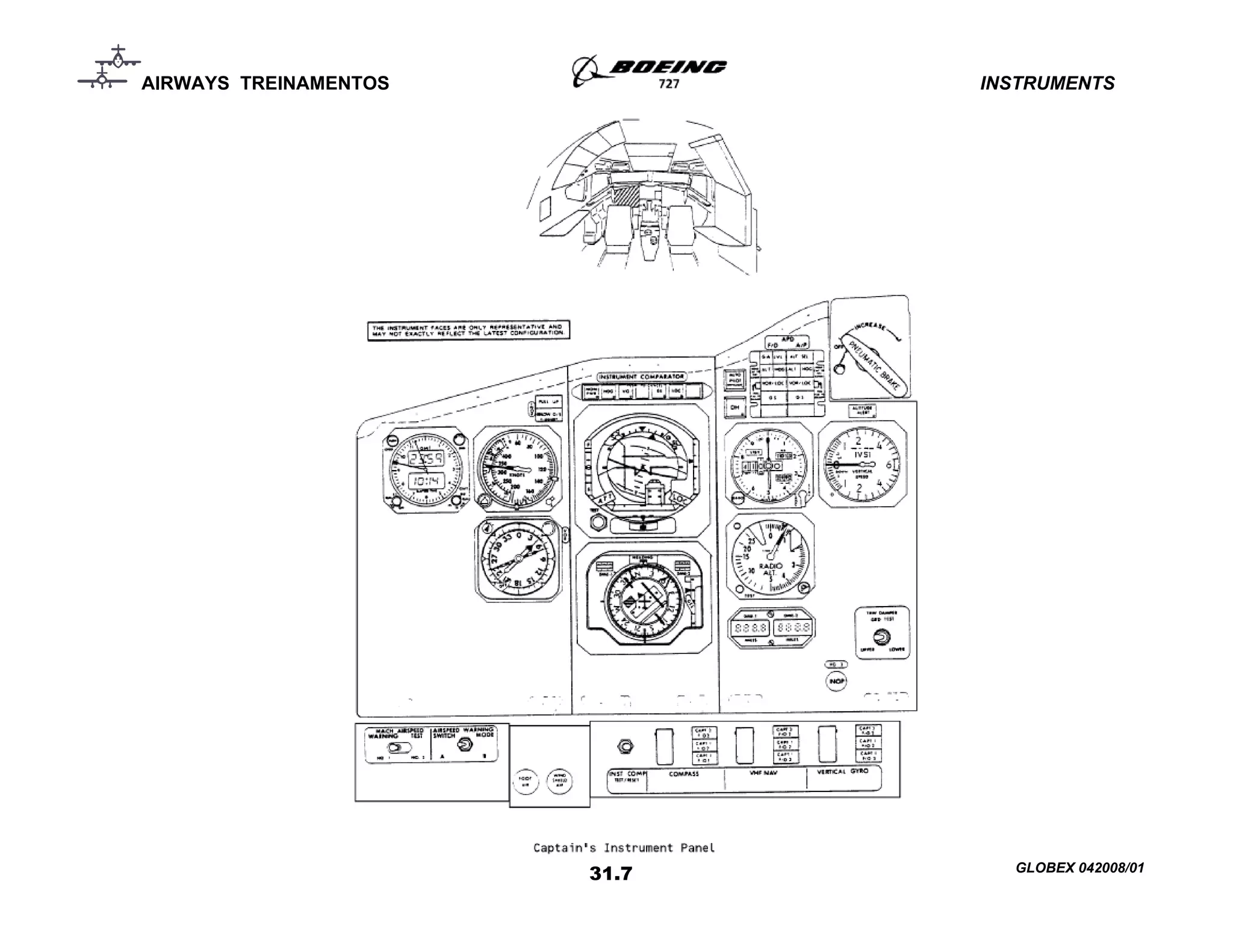 01. boeing 727 ata 31 - instruments | PDF