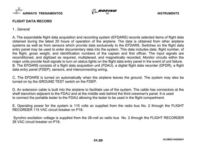 01. boeing 727 ata 31 - instruments | PDF | Computer Peripherals ...
