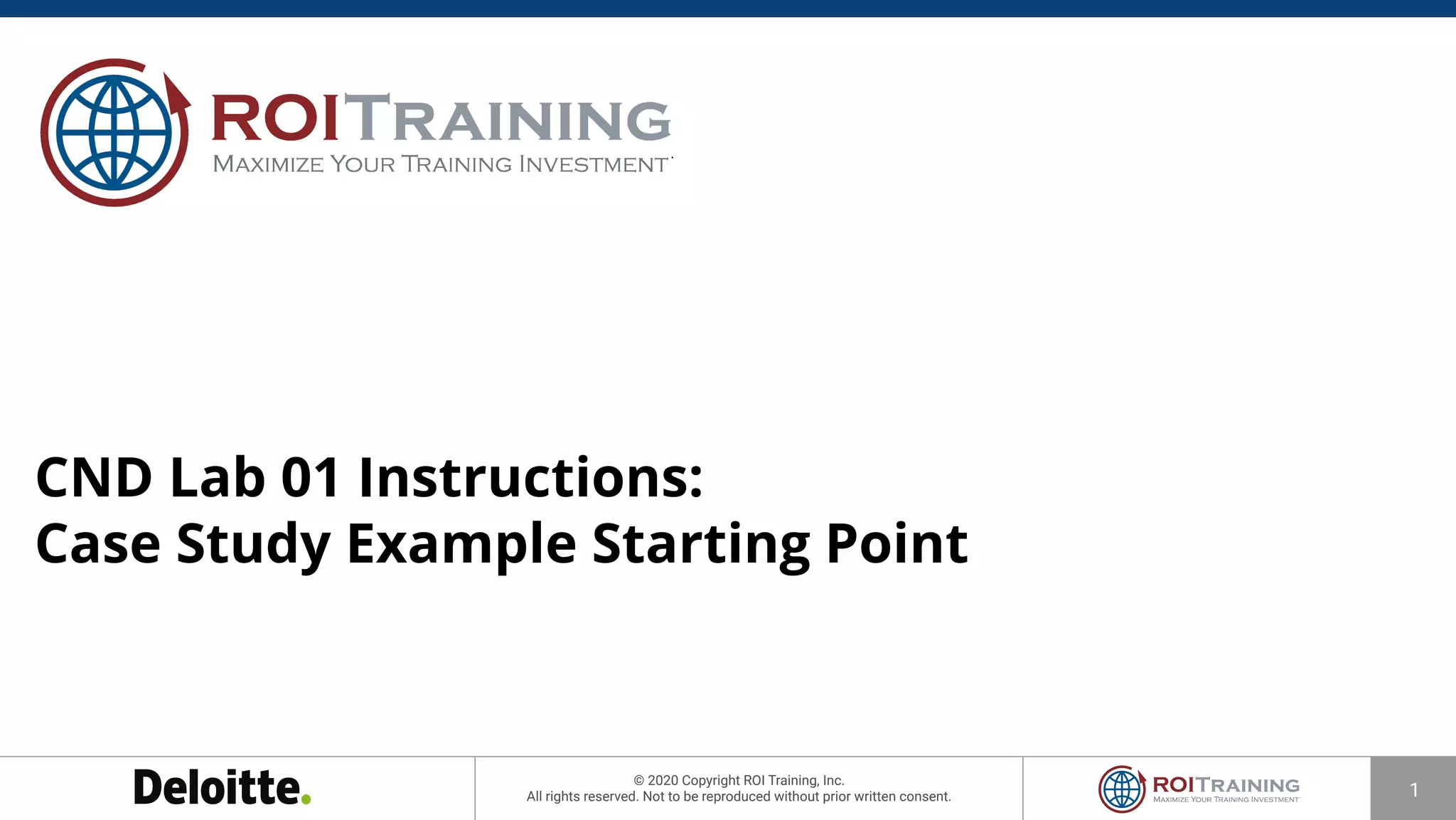 01. lab instructions starting project | PPT