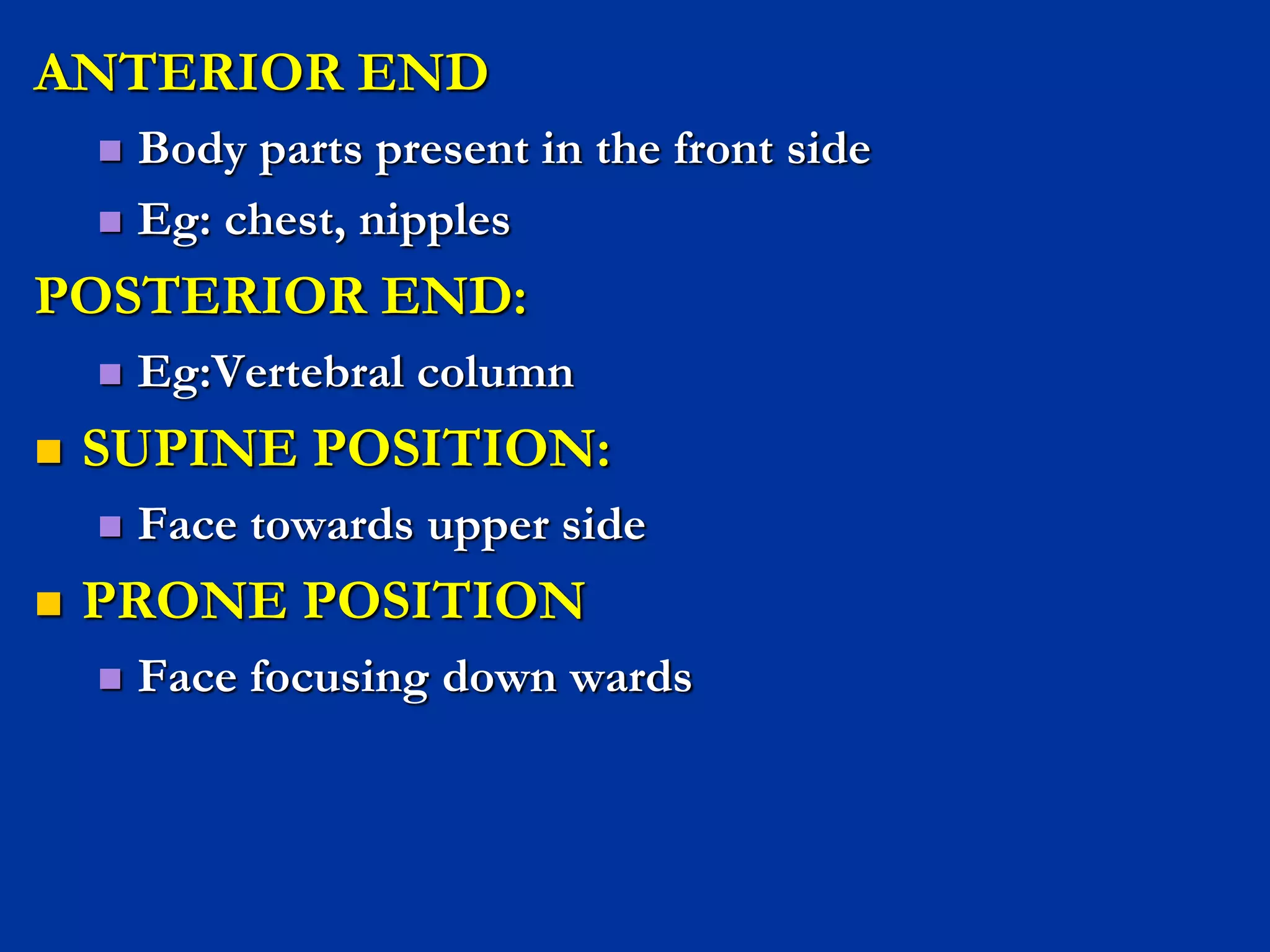 INTRODUCTION TO HUMAN BODY - Definition and scope of anatomy and ...