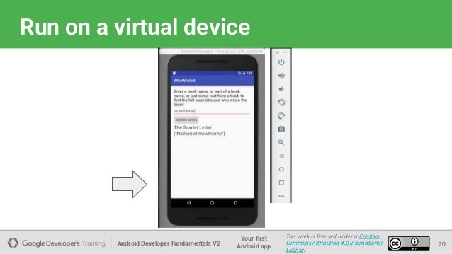 Your First Android App Ppt