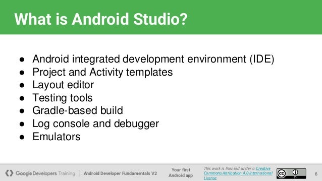 Your First Android App Ppt