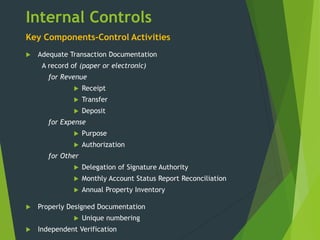 01.1. Internal Control System_Oct'21.pptx | Business Accounting ...