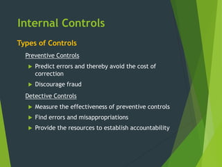 01.1. Internal Control System_Oct'21.pptx | Business Accounting ...