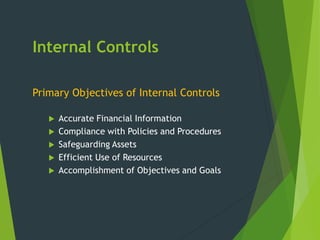 01.1. Internal Control System_Oct'21.pptx | Business Accounting ...