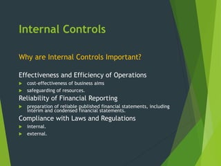 01.1. Internal Control System_Oct'21.pptx | Business Accounting ...