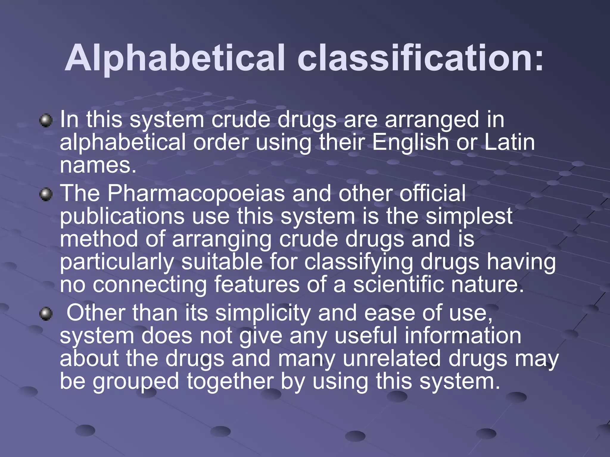 01. Classification of Crude Drugs.ppt