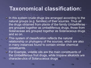 01. Classification of Crude Drugs.ppt