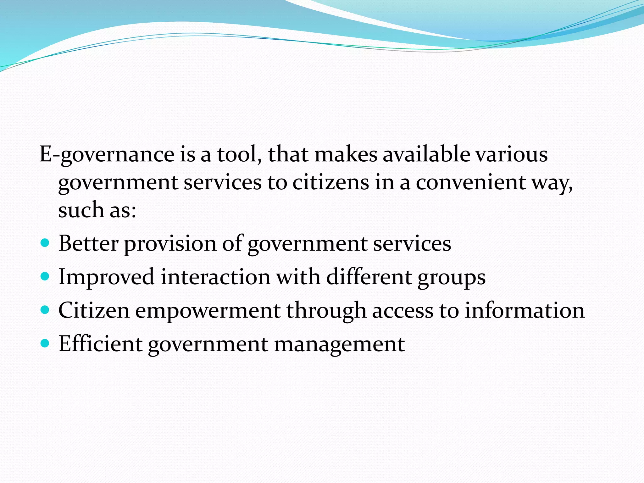 e-Governance | PDF