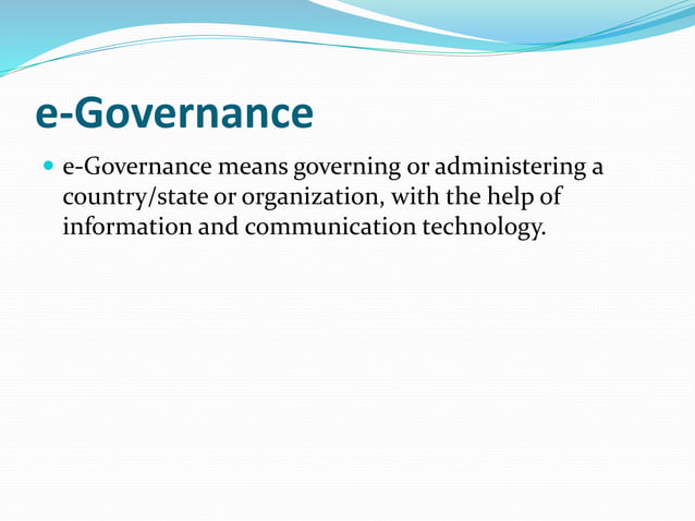 e-Governance | PDF