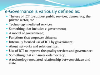 e-Governance | PDF