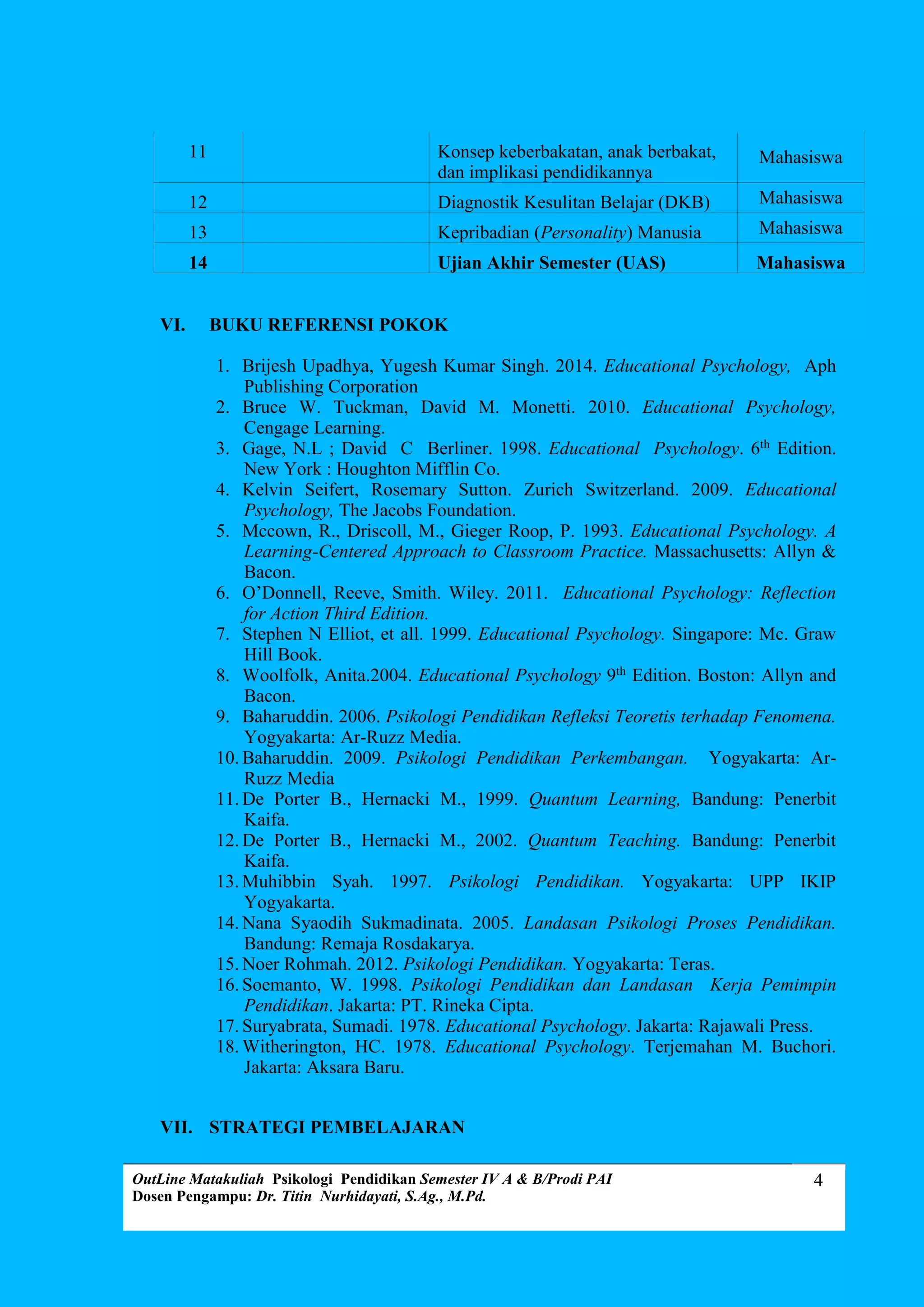 01. Outline Psikologi Pendidikan PAI UAS.DOC