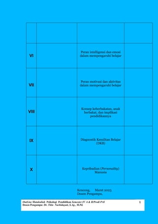01. Outline Psikologi Pendidikan PAI UAS.DOC