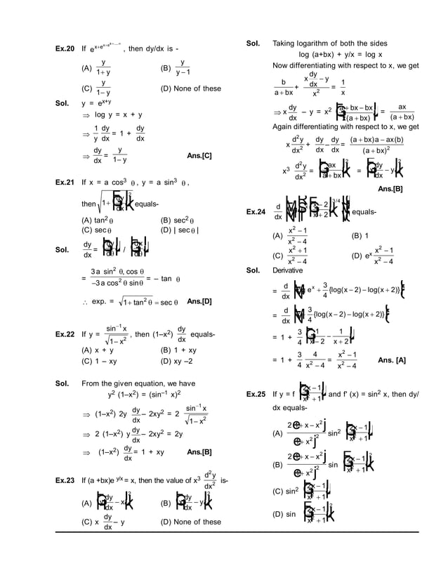 01 Differentiation Theory And Solved Example Module 3 Pdf