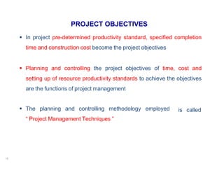 CONSTRUCTION PROJECT MANAGEMENT - INTRODUCTION | PPTX
