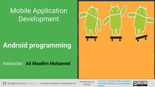 Introduction to android applications stu | PPTX