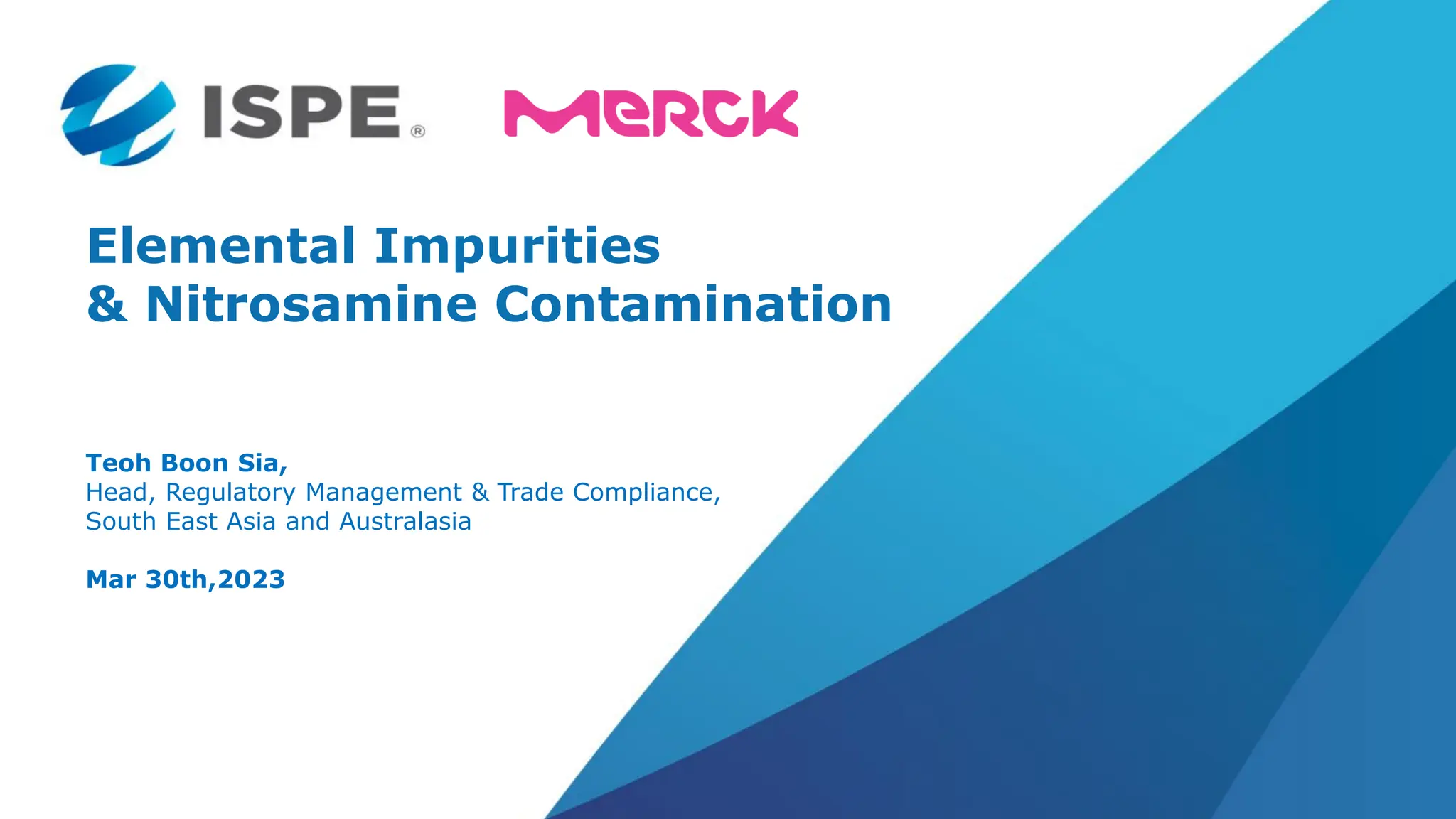 01.Elemental Impurities and Nitrosamine contamination regulatory trend.pdf