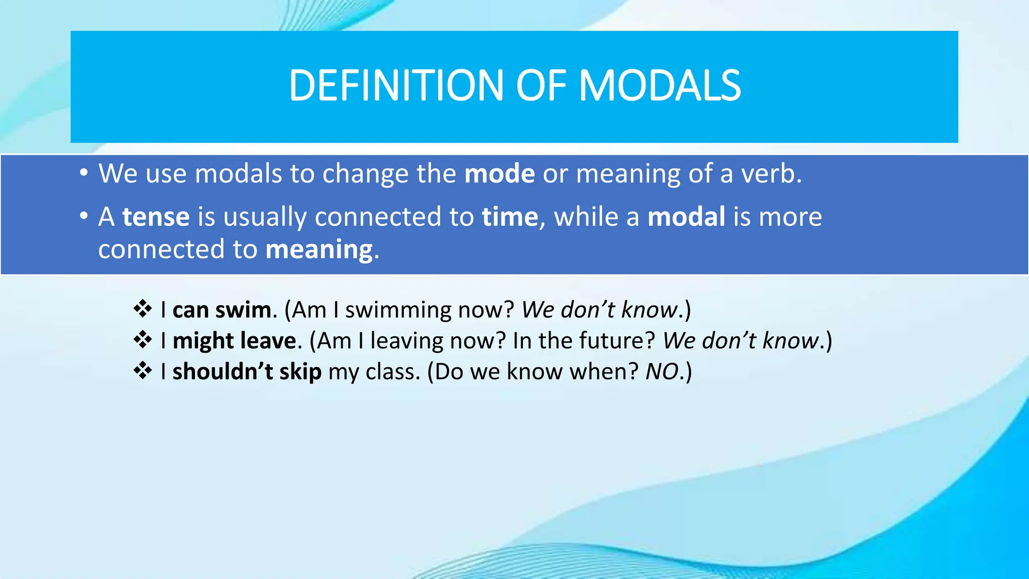 Modals in the past - Modals used to talk about the past.pptx