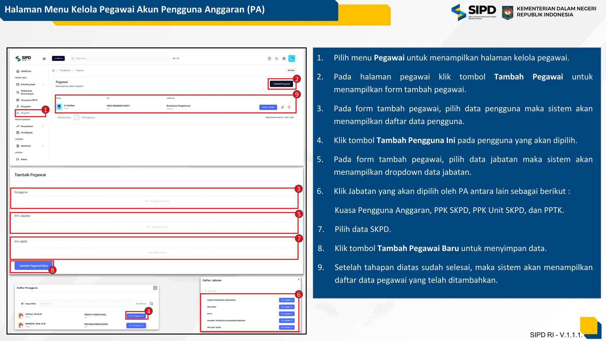 01. Manual Book - SIPD Republik Indonesia Modul Penatausahaan Pengeluaran - Pengaturan Awal.pdf