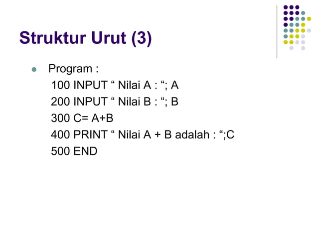 01 Dasar Dasar Algoritma Pemrograman Menggunakan Visual Basic Ppt