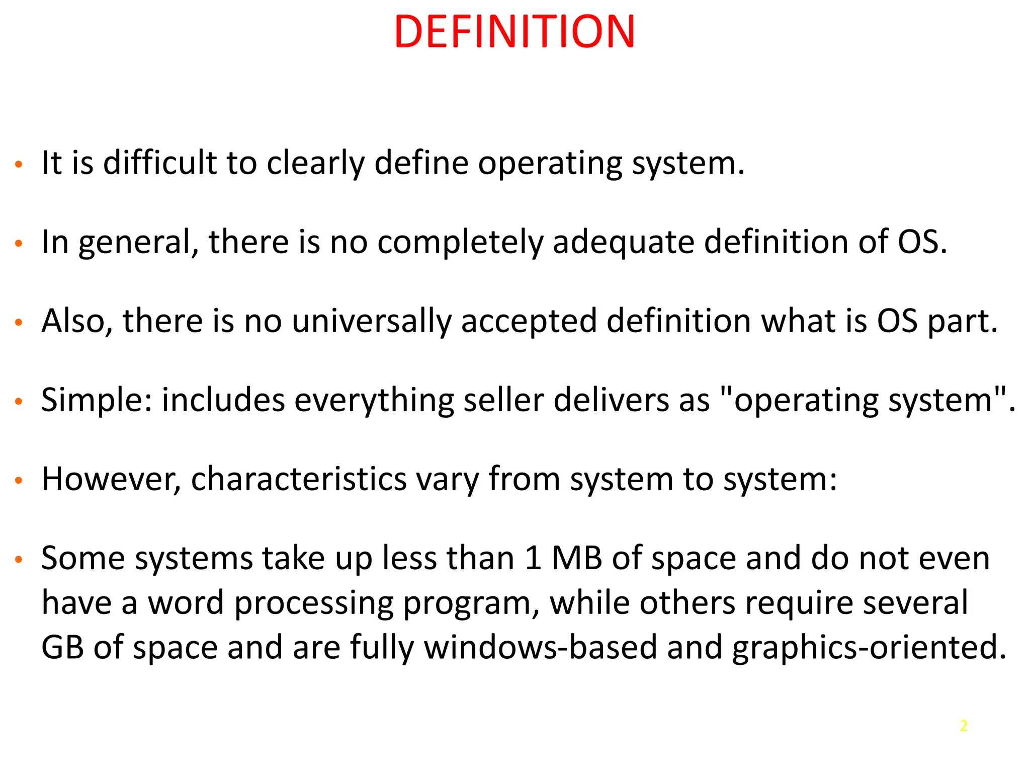 01. Operating Systems Definition and Usage | PPT 01. Operating Systems Definition and Usage | PPT