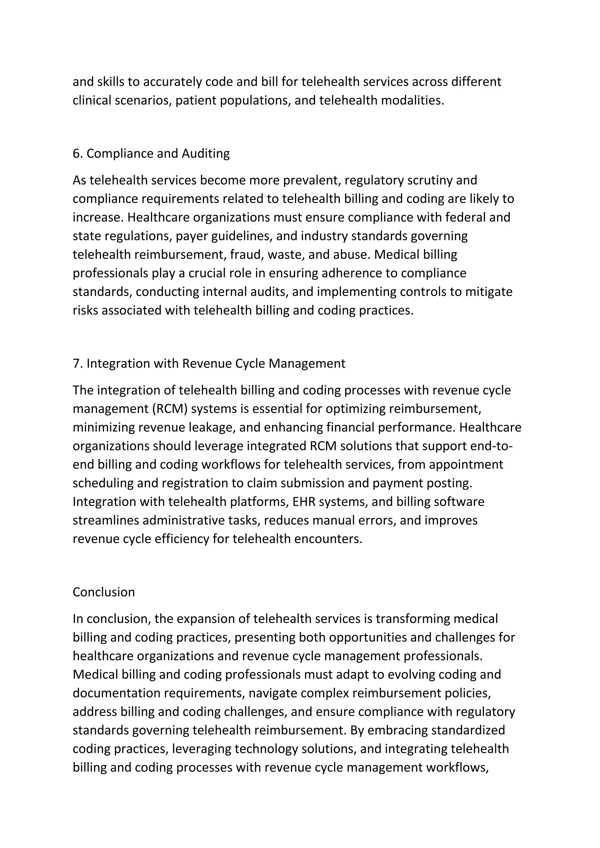How will telehealth expansion affect medical billing and coding ...