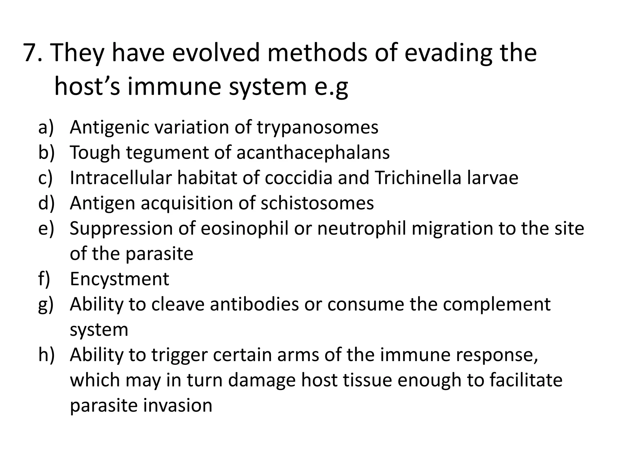 Introduction Parasitology. Parasites in the human body. | PPT