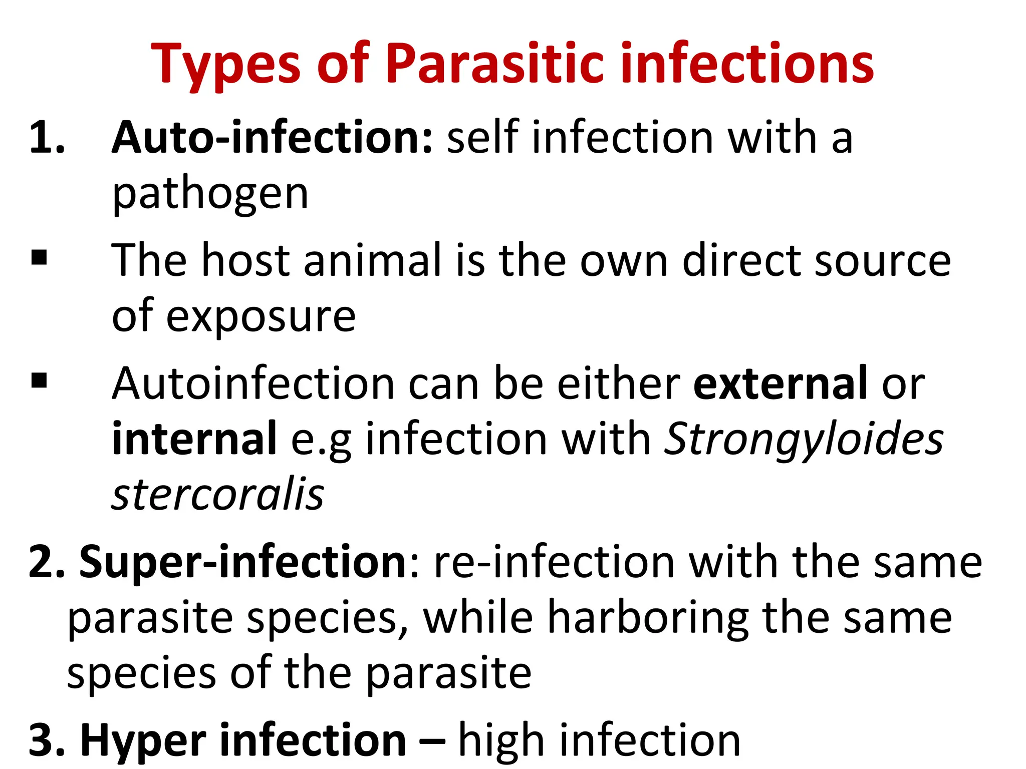 Introduction Parasitology. Parasites in the human body. | PPT
