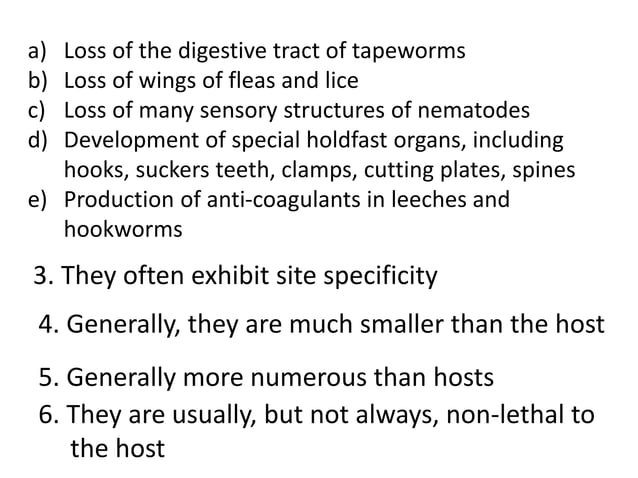 Introduction Parasitology. Parasites in the human body. | PPT