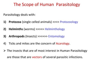 Introduction Parasitology. Parasites in the human body. | PPT