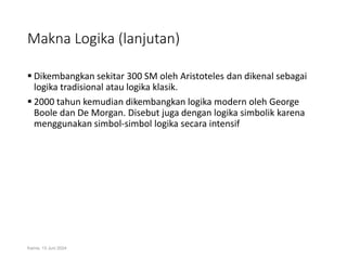 01. Pengantar Kuliah Logika Matematika.ppt