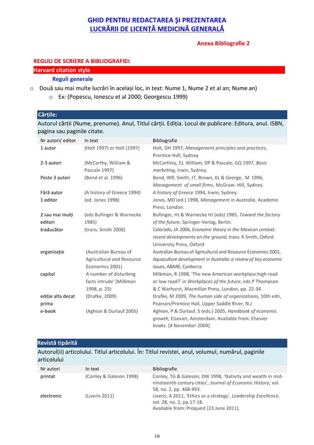 ghid pentru redactarea si prezentarea lucrarii de licenta | PDF