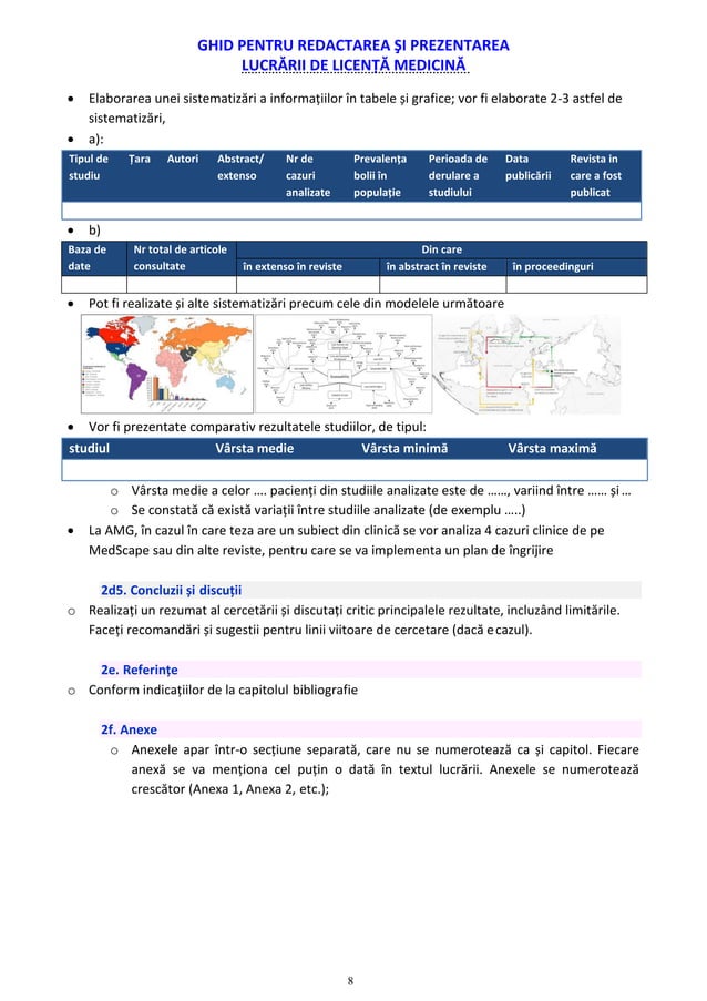 ghid pentru redactarea si prezentarea lucrarii de licenta | PDF