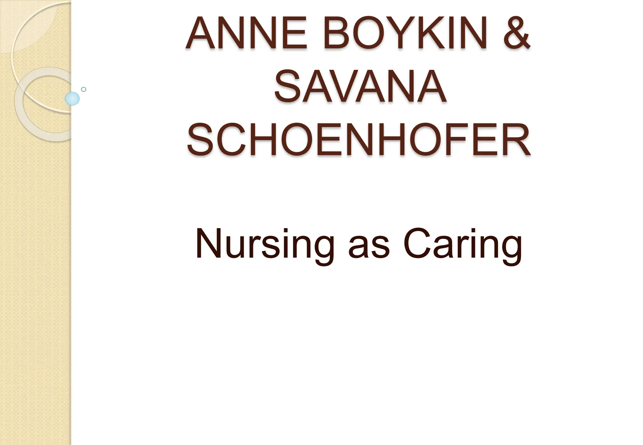 Anne boykin theory and savina schoencher.ppt