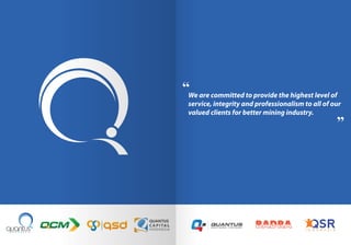 01. Company Profile Quantus Group intoduction | PDF