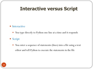 01. Introduction to Python.pdf yessir sirski | PDF