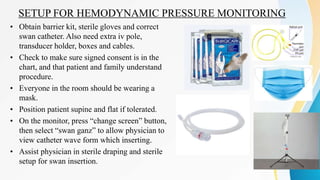 SEMINAR ON HEMODYNAMIC MONITORING ; INVASIVE AND NON INVASIVE | PPTX ...