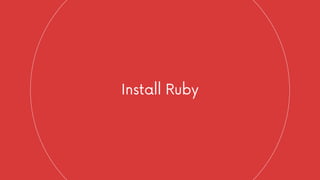 01. Ruby Introduction - Ruby Core Teaching | PPT
