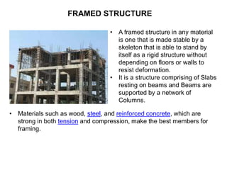 framed structure theory of structure notes | PPTX