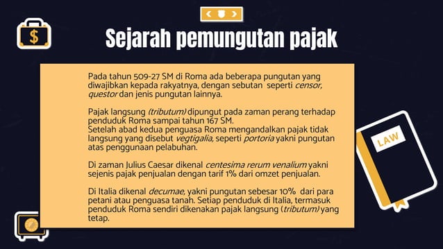 materi pengantar perpajakan mengenai sejarah pemungutan pajak.pptx