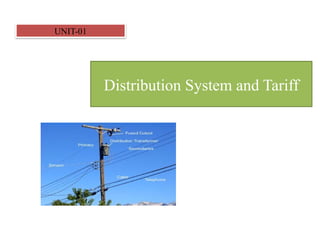 Electrical power transmission Distribution System and Tariff | PPTX