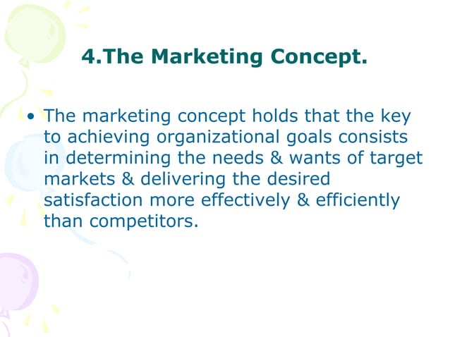 The core concept of Marketing explained in simple language | PPT