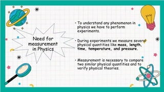 Physics Grade 10- 1 Measurement and unit | PPTX