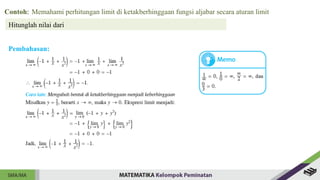 01. PPT MTK (Minat) XII - Limit Fungsi Aljabar dan Fungsi Trigonometri.pptx