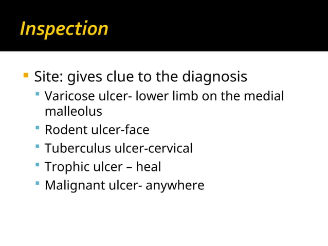ULCERS Classification and management.ppt