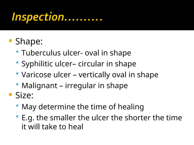 ULCERS Classification and management.ppt