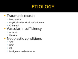 ULCERS Classification and management.ppt