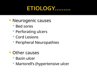 ULCERS Classification and management.ppt