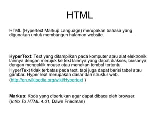 Dasar-dasar HTMLDasar-dasar HTML0001.ppt